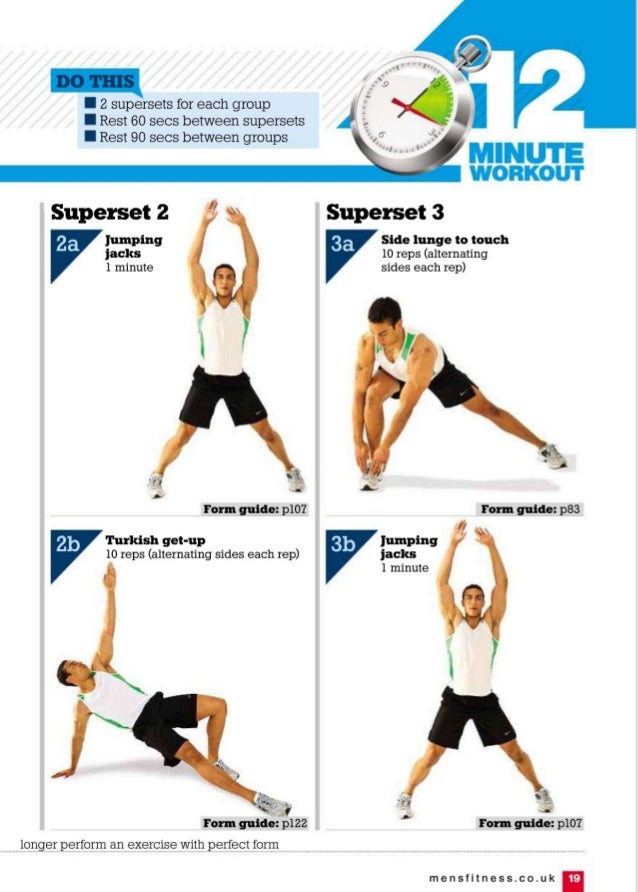 Men's fitness 12 minute workout (2011) (uk)