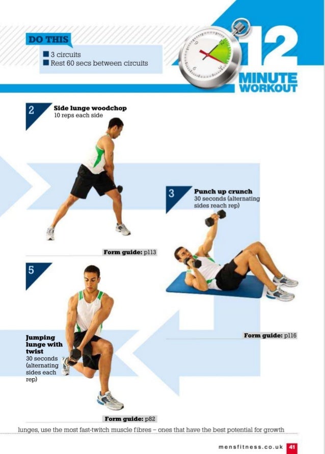 Men's fitness 12 minute workout (2011) (uk)