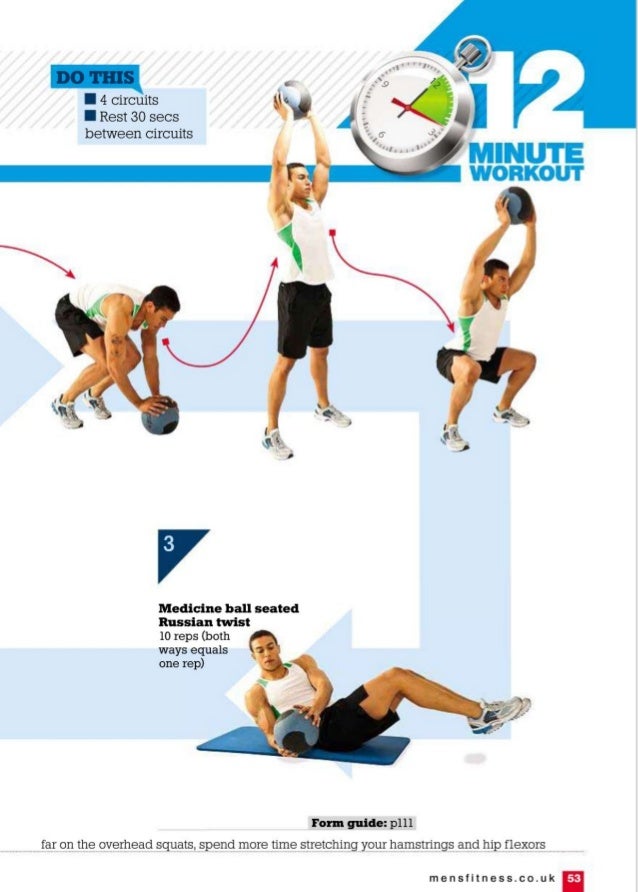 Men's fitness 12 minute workout (2011) (uk)