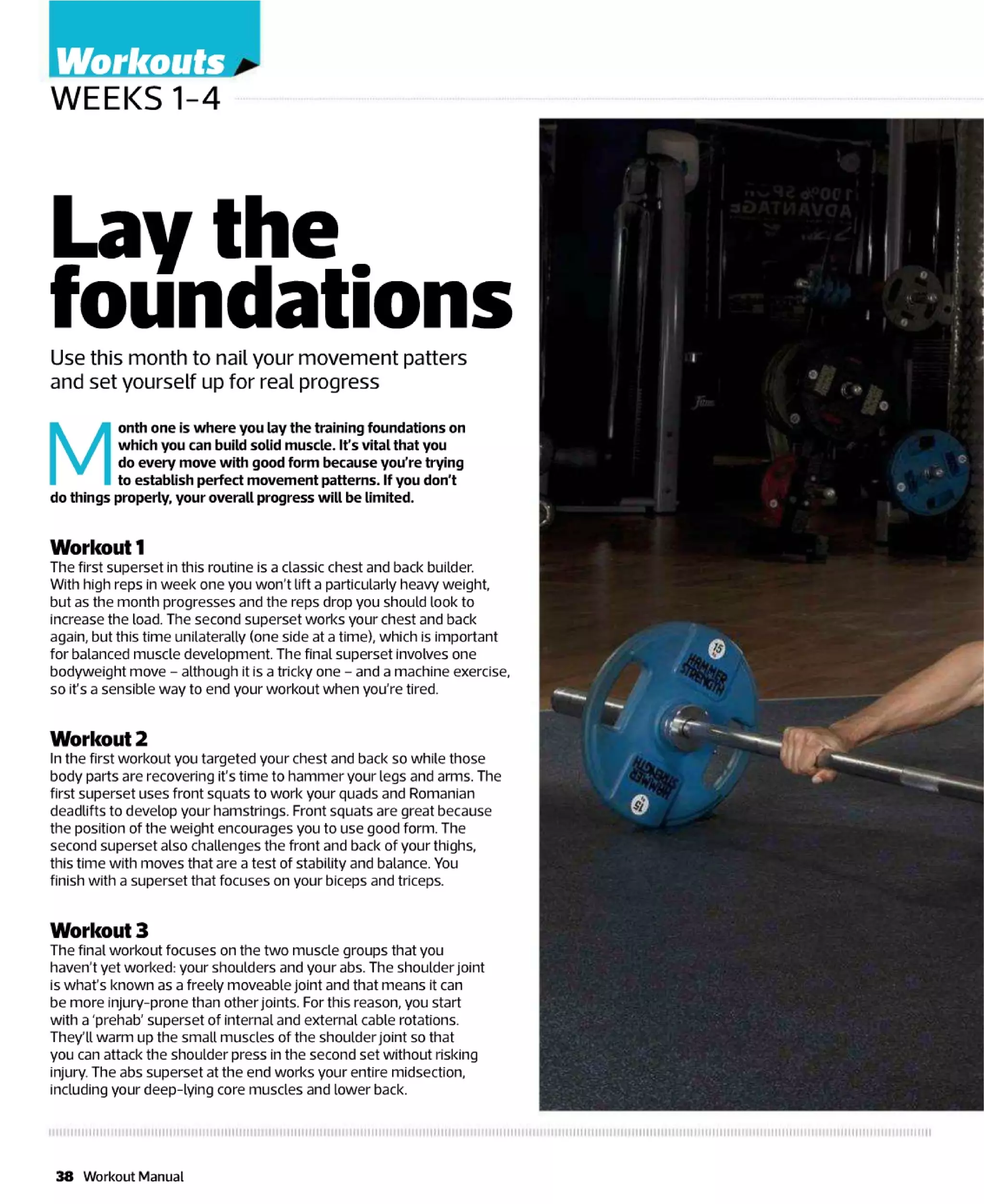 Men's fitness workout manual your guide to building muscle and burning ...