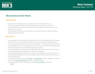 Men's Footwear Taxonomy Study | PPT
