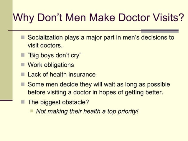 Mens Men’s Health Education, Awareness, and Outreach, The Turek Clinic ...