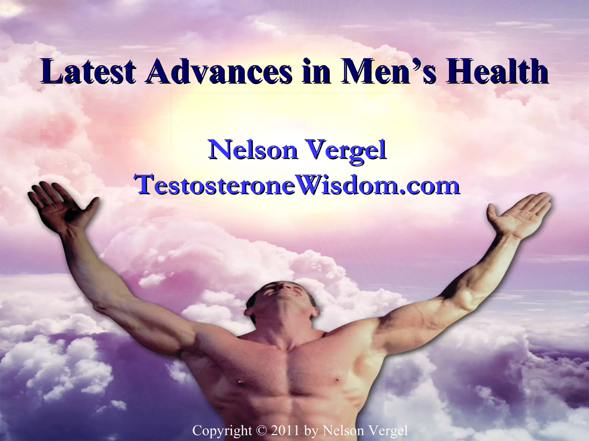 Men's Health Lecture by Nelson Vergel | PPT