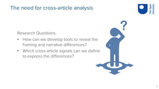 Towards a Cross-Article Narrative Comparison of News | PPT