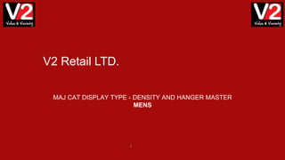 Men's & Ladies Display & Hanger Master V2 Retail LTD | PPTX