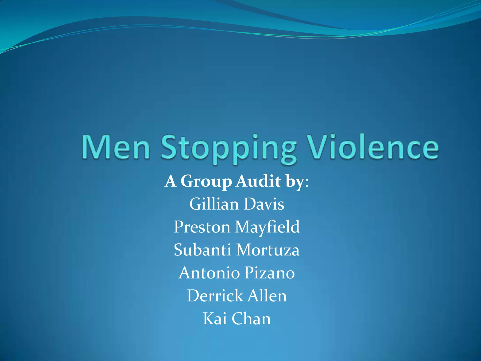 Men stopping violence_ppt | PPT