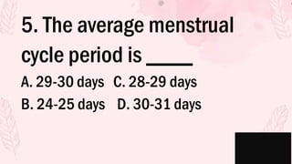 MENSTRUAL CYCLE PRESENTATION.pptx-Grade 10 | PPTX