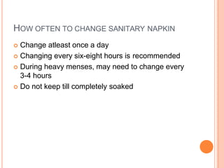 Menstrual awareness dr manpreet | PPTX