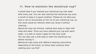 Menstrual Cup Guide for Beginners | PPTX