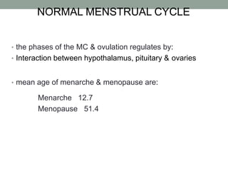 Menstrual cycle | PPTX