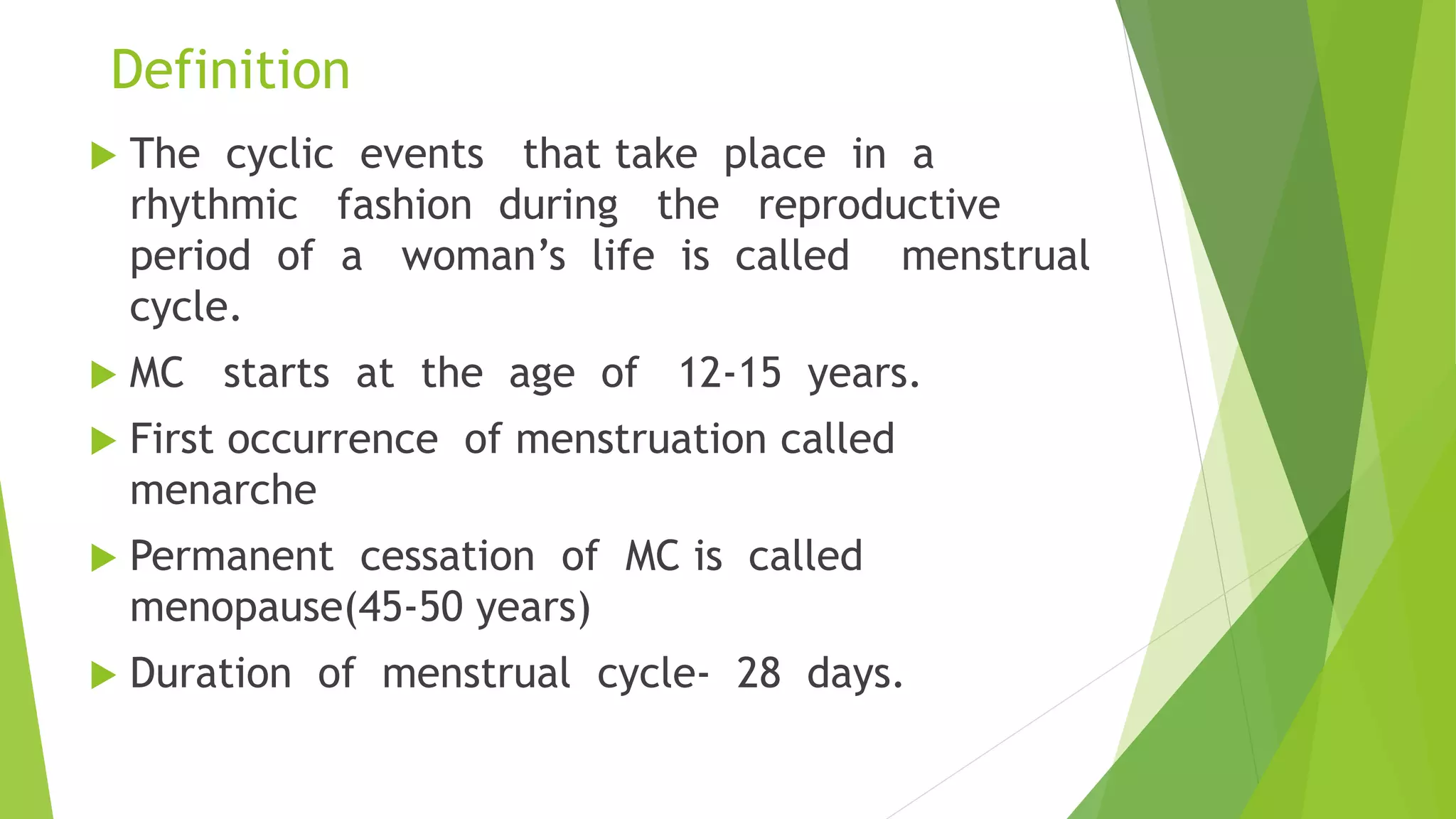 Menstrual cycle | PPTX
