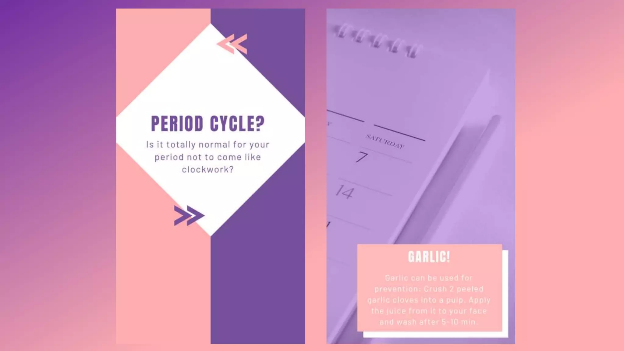 Menstrual Cycle - Things to Avoid and To Do... | PPT