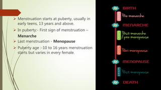 Menstrual cycle | PPTX