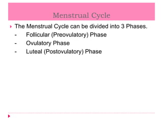 MENSTRUAL CYCLE | PPT
