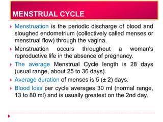 MENSTRUAL CYCLE | PPT