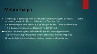 menstrual cycle in females subject gyanecology | PPT