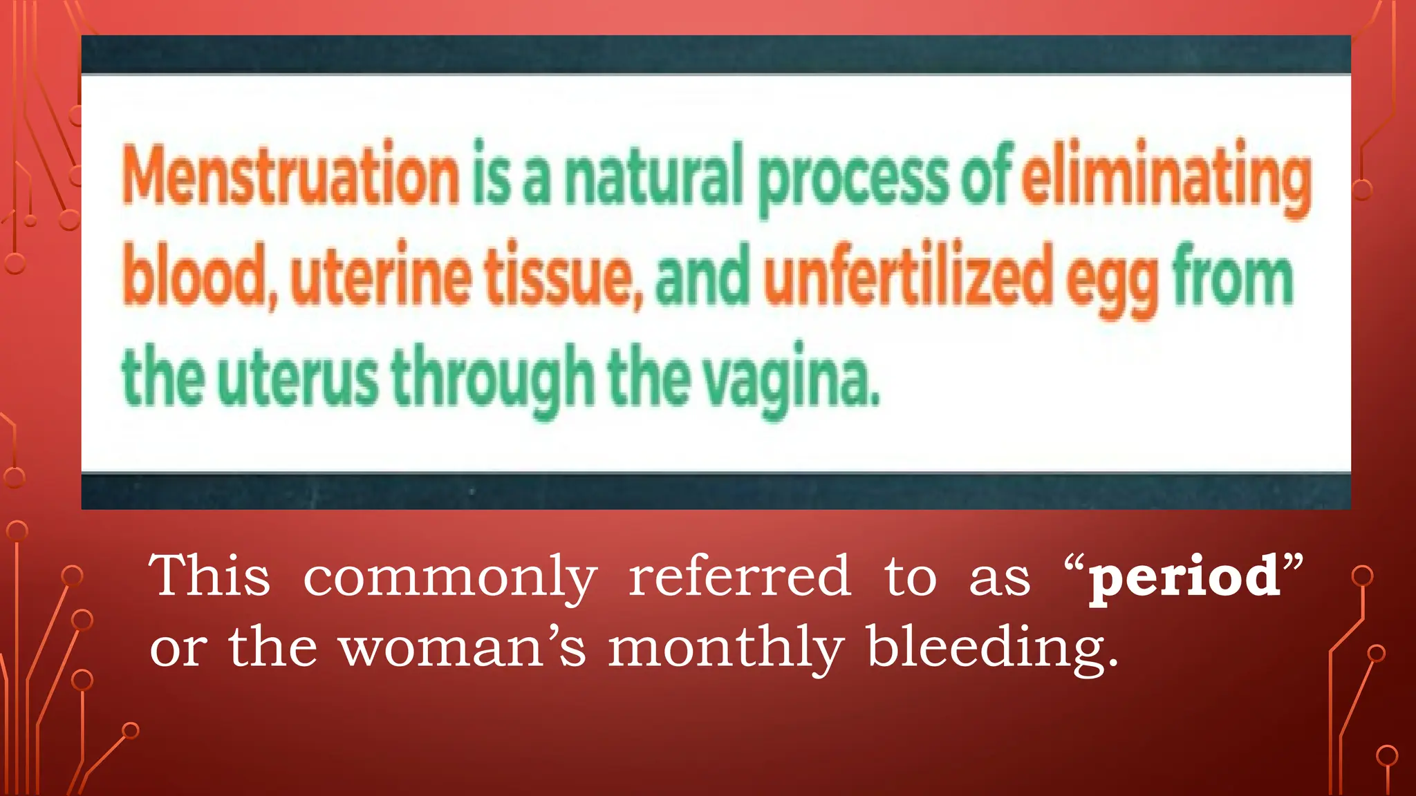 MENSTRUAL CYCLE lesson for grade school learners | PPTX