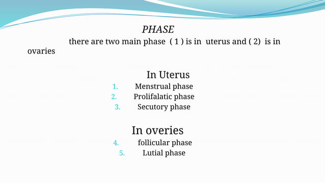 Menstrual Cycle Reproductive System Pptx