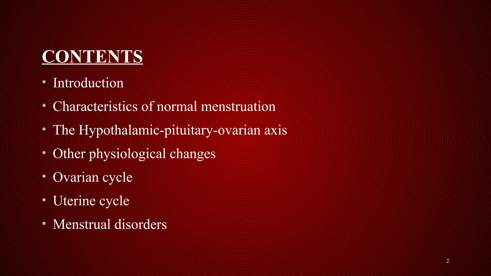 PHYSIOLOGY OF MENSTRUAL CYCLE , HORMONAL REGULATION | PPTX