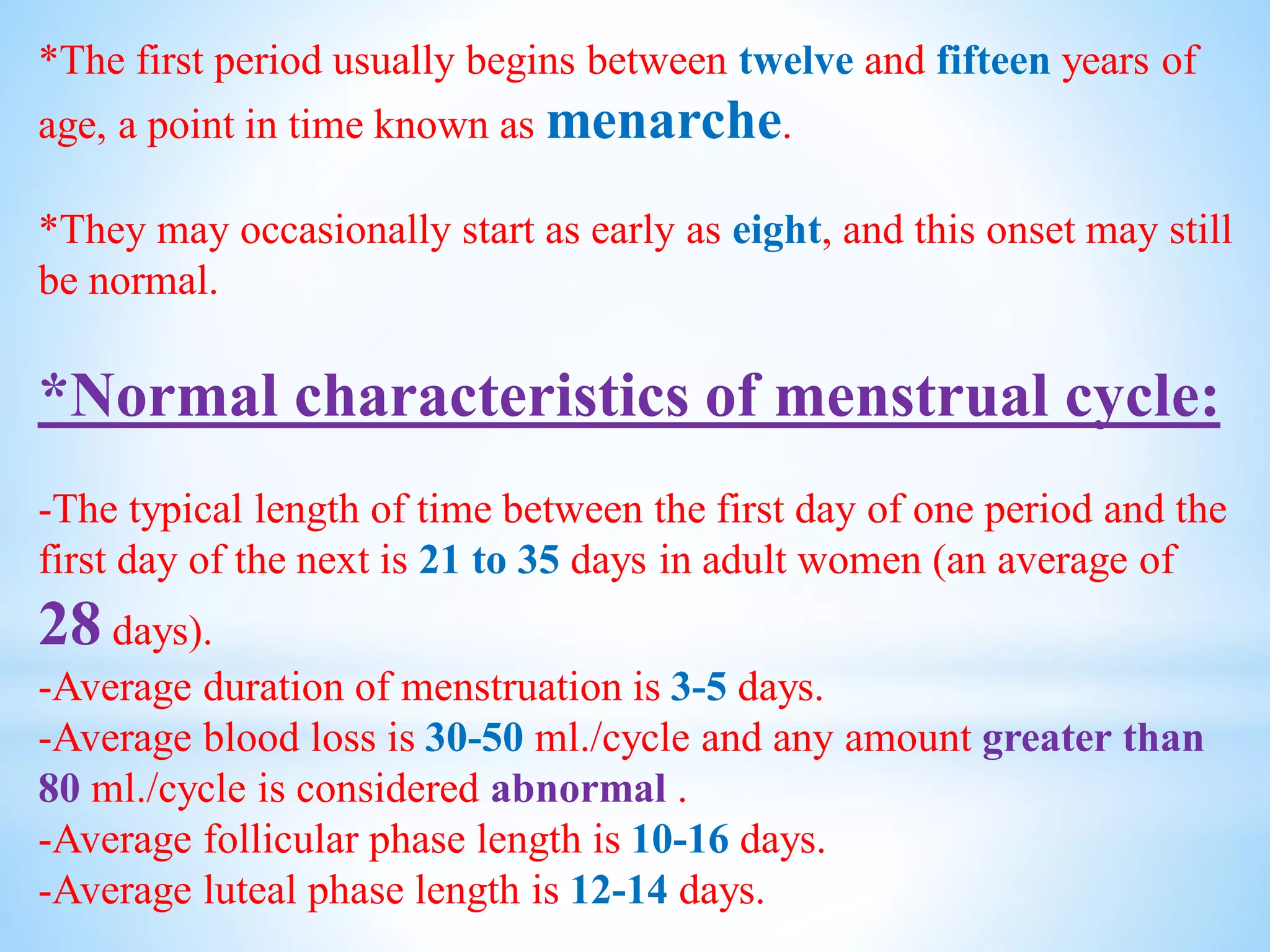 Menstrual cycle and physical therapy for its abnormalities | PDF ...