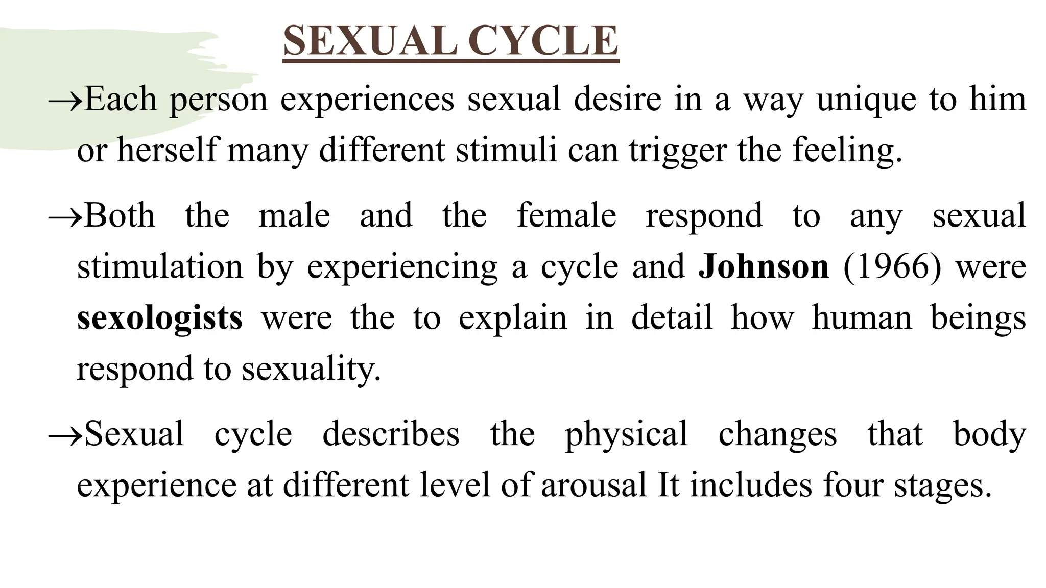 MENSTRUAL CYCLE AND HUMAN SEXUALITY PPTX | PPTX