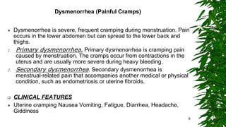 Menstrual cycle disorders | PPTX