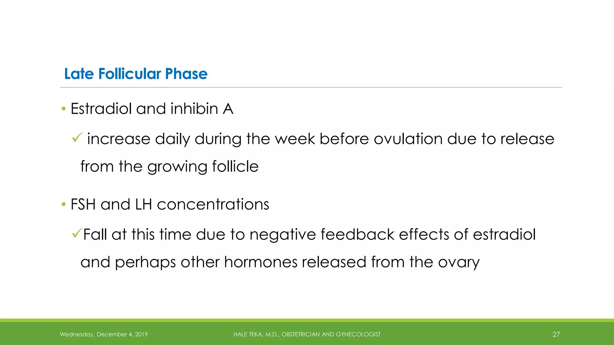 Menstrual cycle, fertilization and implantation | PDF