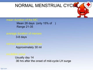 Menstrual cycle | PPTX