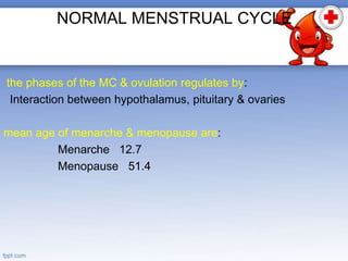 Menstrual cycle | PPTX