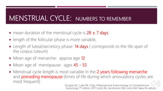 Menstrual cycle lecture dr irabon | PPTX