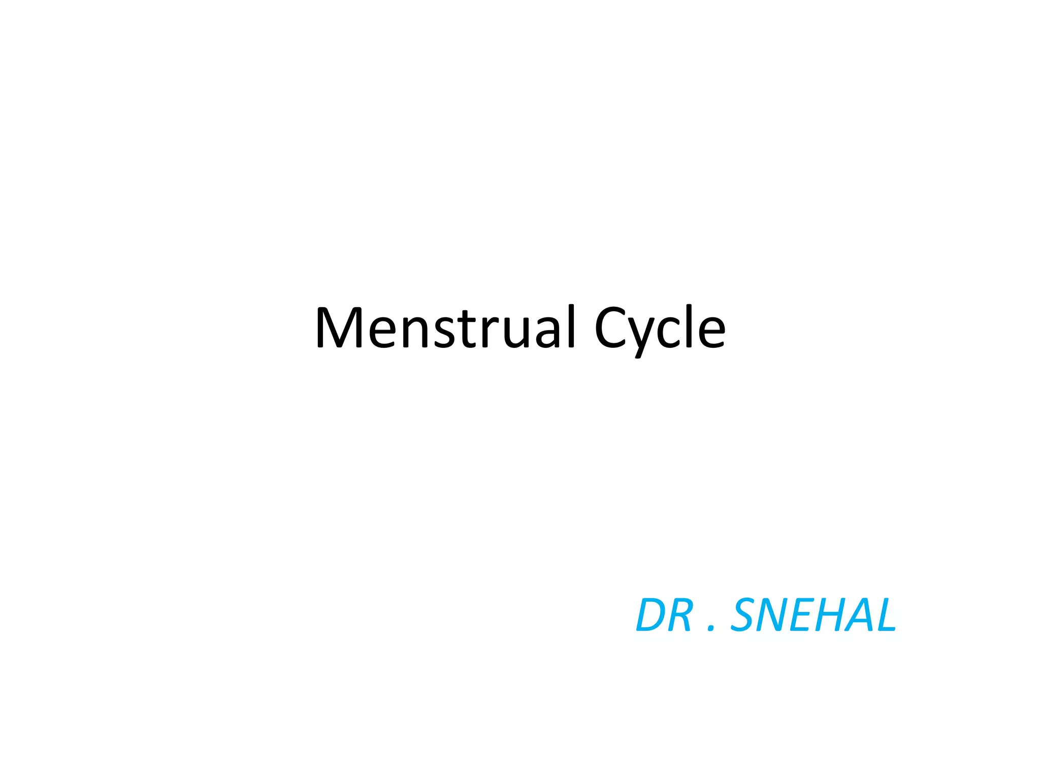 Menstrual cycle ppt nitin | PPTX
