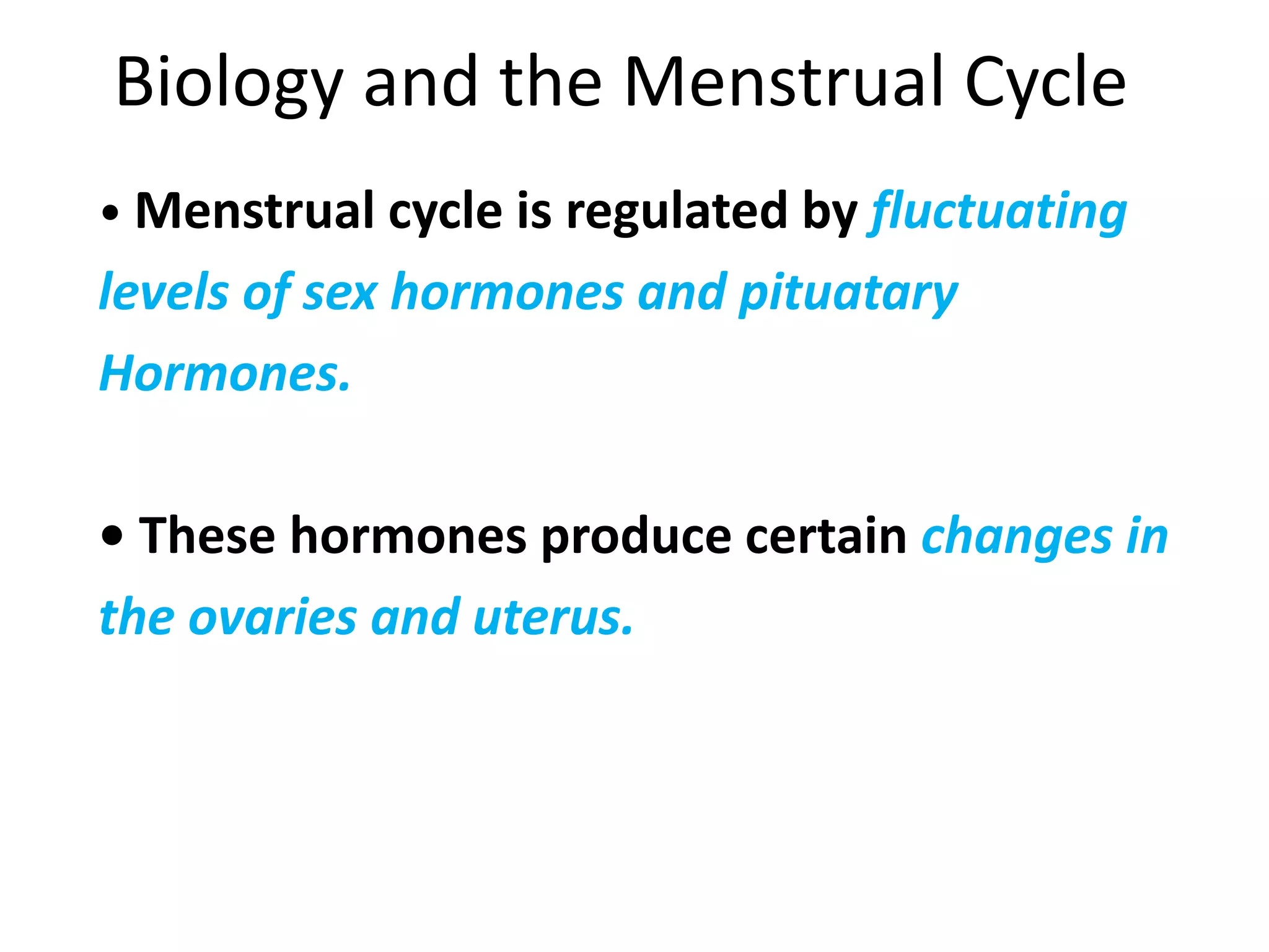 Menstrual cycle ppt nitin | PPTX