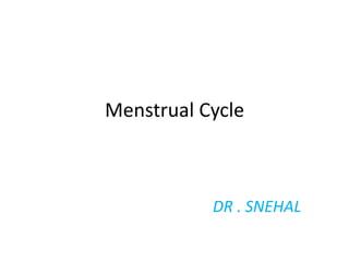 Menstrual cycle ppt nitin | PPTX