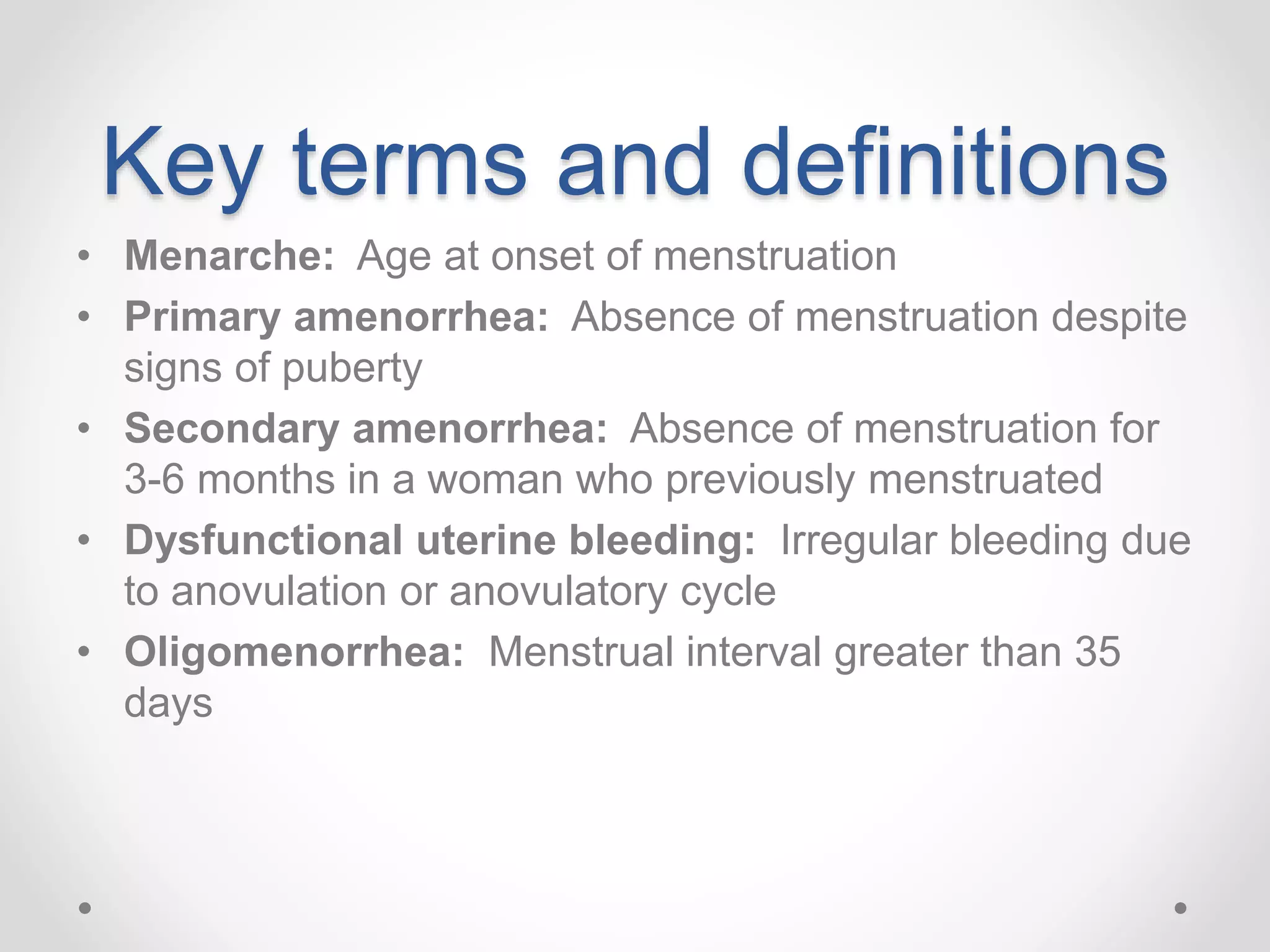 Menstrual disorders womens health | PPTX