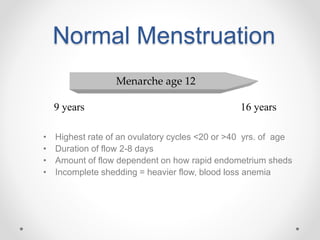 Menstrual disorders womens health | PPTX