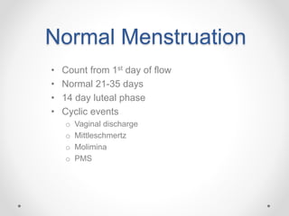 Menstrual disorders womens health | PPTX
