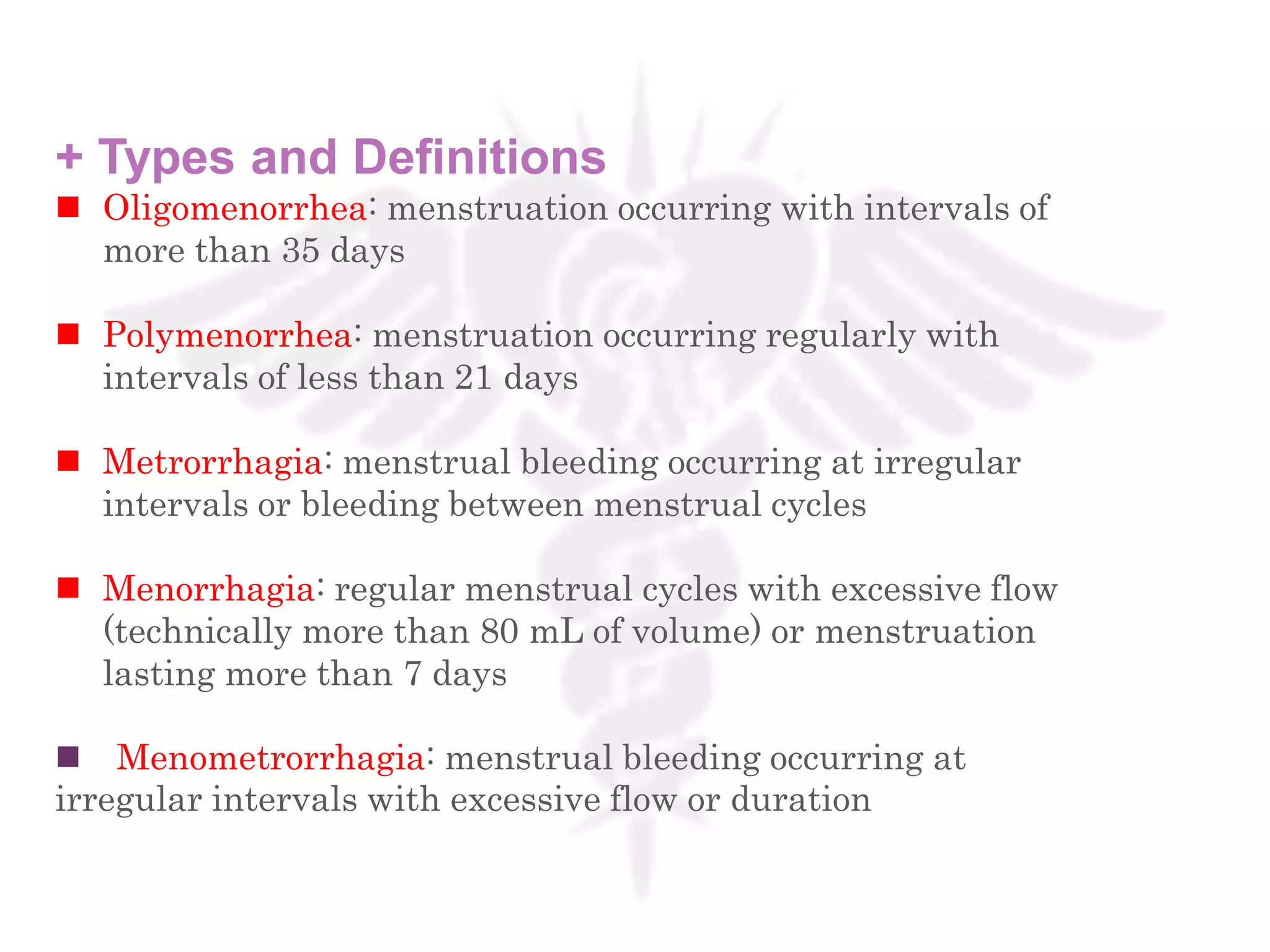 Menstrual disorders | PPTX