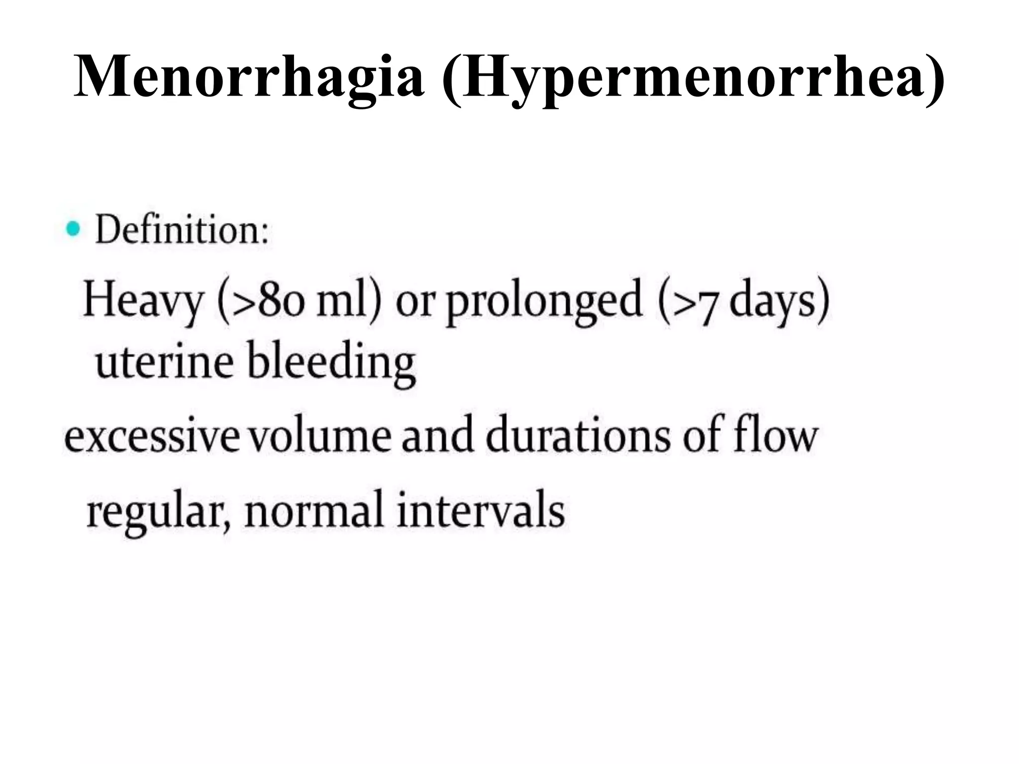 Menstrual Disorders | PPTX