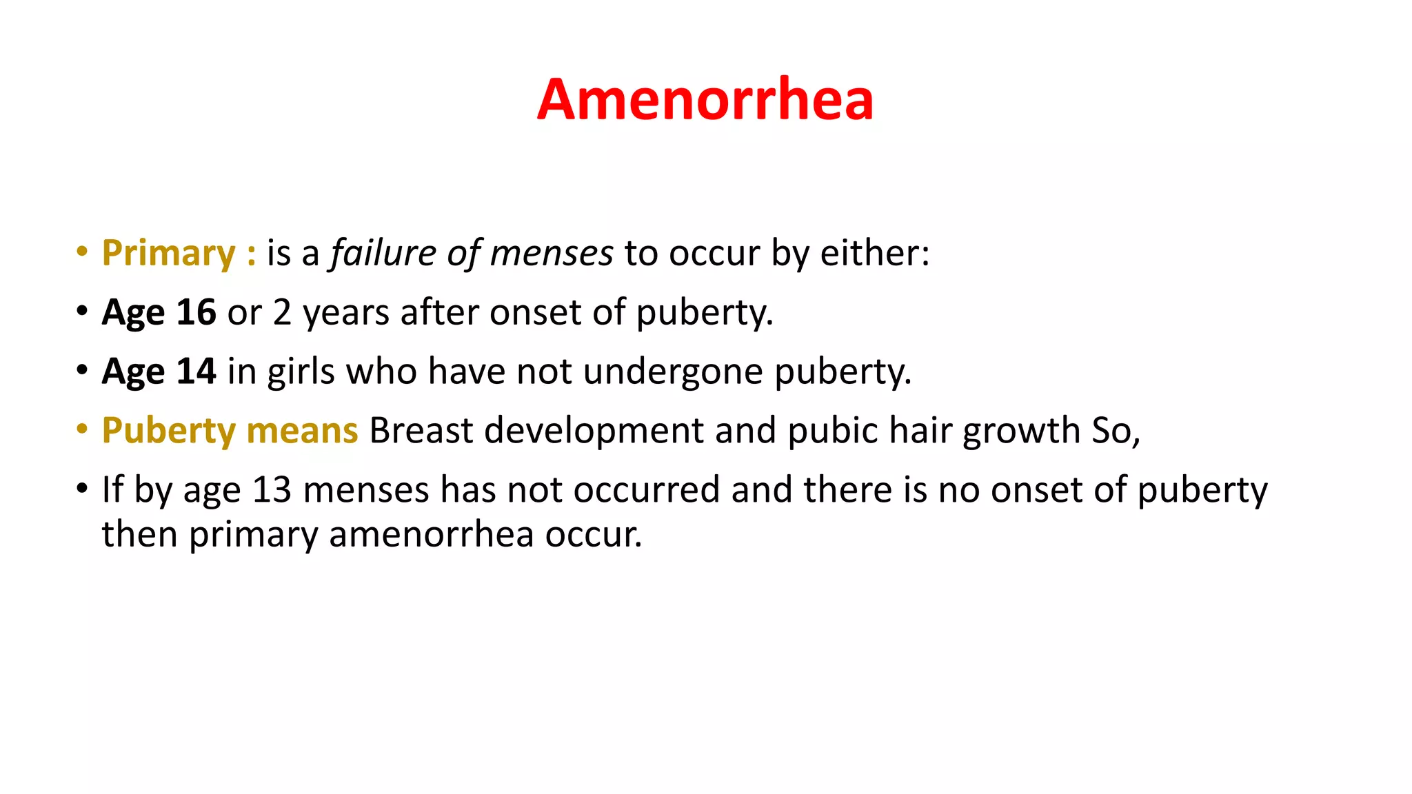 Types of Menstrual disorders and there causes and symptoms | PDF