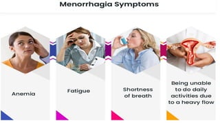 Types of Menstrual disorders and there causes and symptoms | PDF