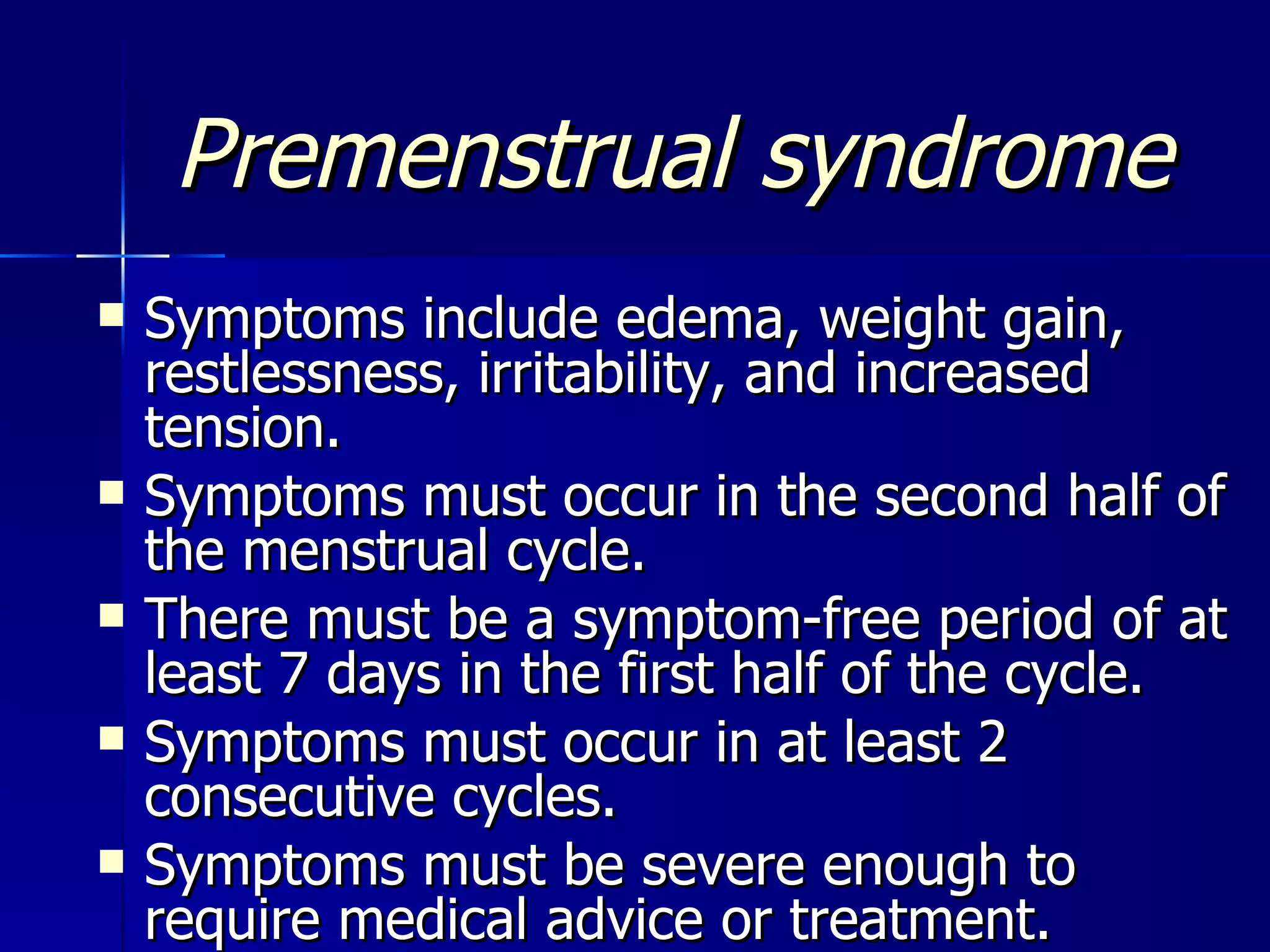 Menstrual dysfunction | PPT