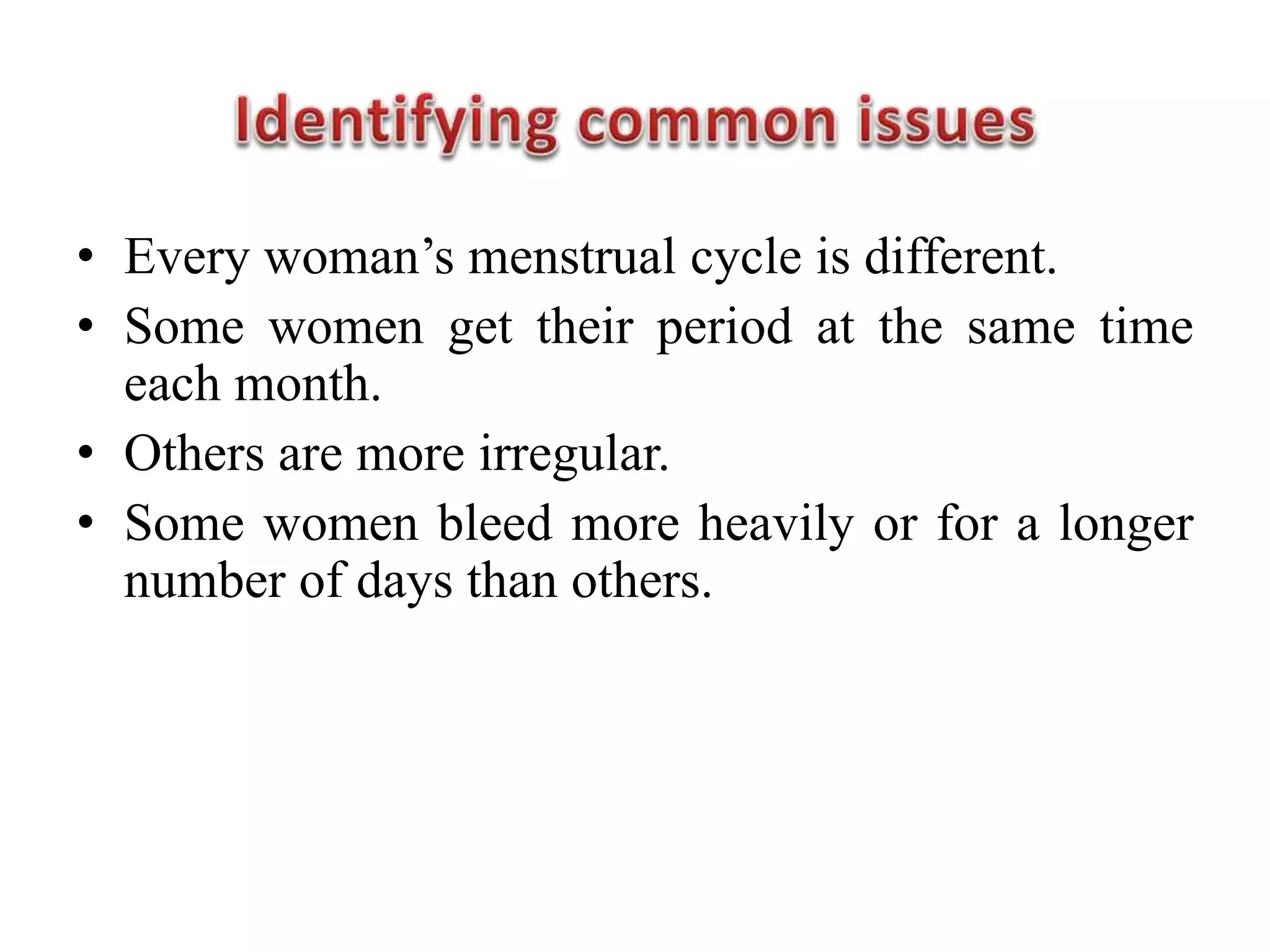 Menstrual health and hygiene management | PPTX
