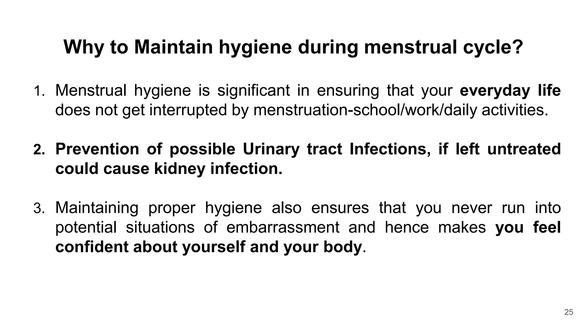 Menstrual hygiene Awareness | PPT