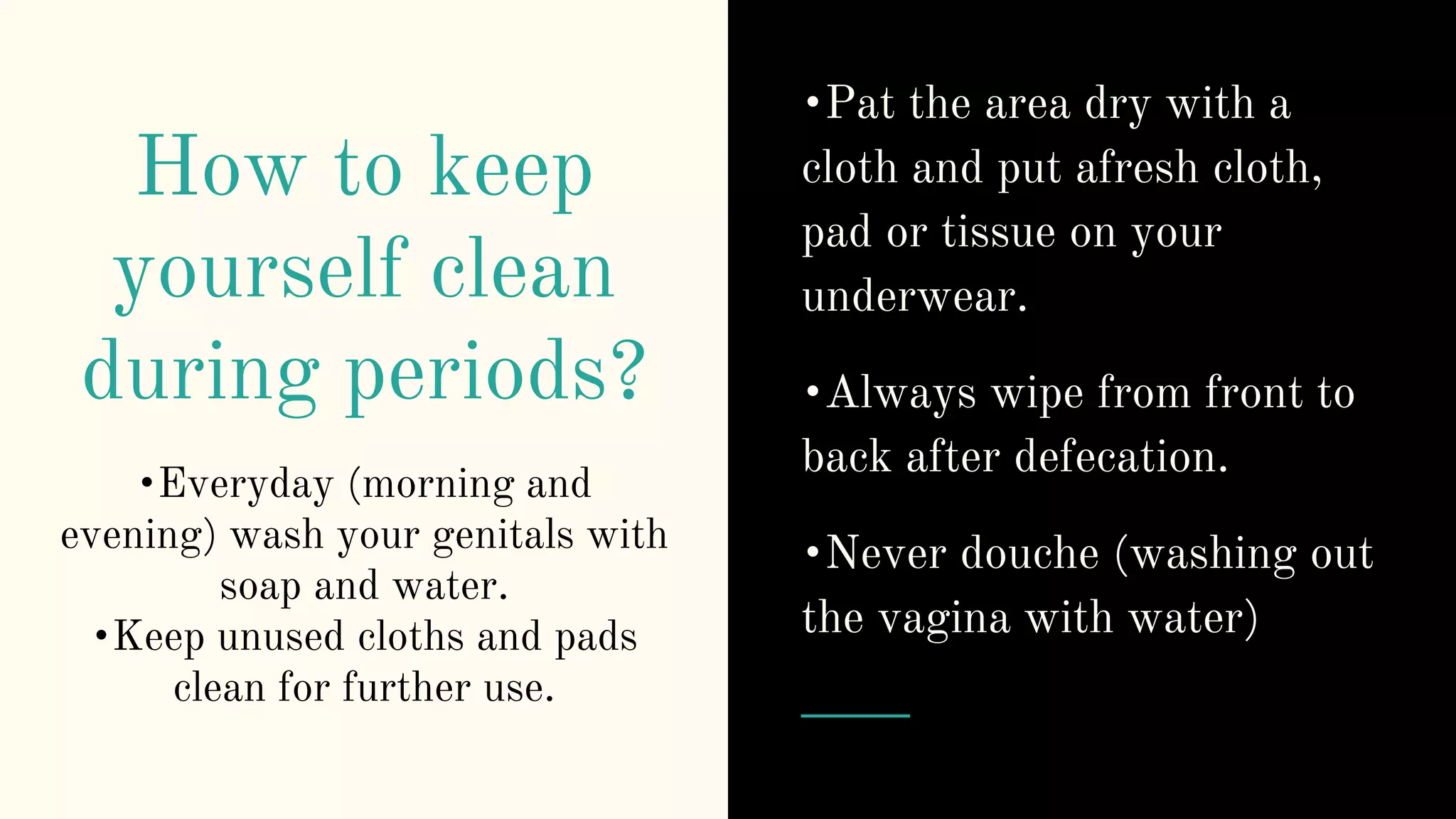 Menstrual hygiene Dr. Dhanashree Gunjal | PPTX