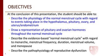 Menstrual Physiology - Stanford Ob-Gyn Dept | PPT