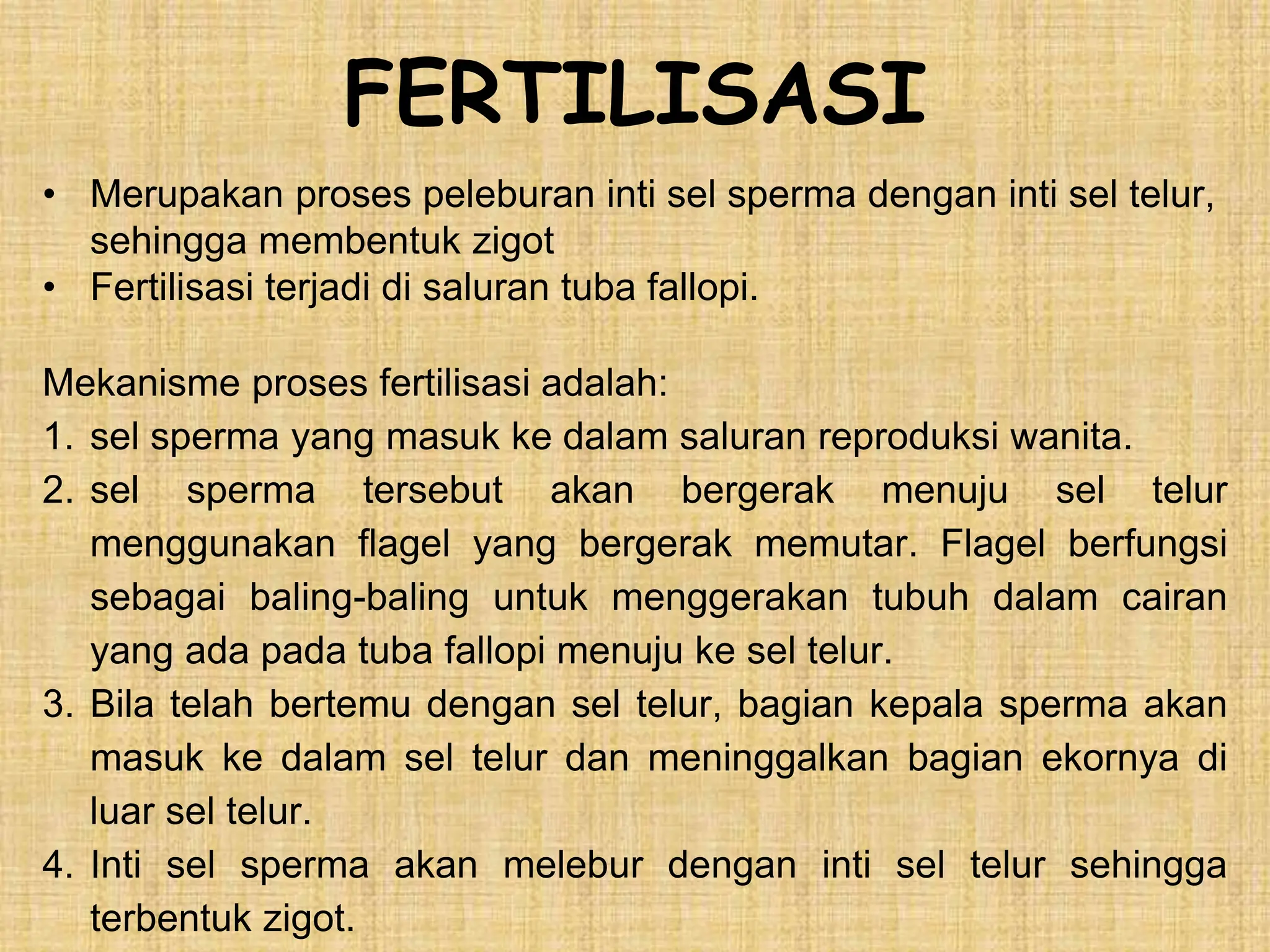 MENSTRUASI dan FERTILISASI P3.pptx kelass 9 | PPTX