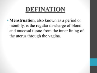 Menstruation | PPTX