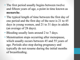 Menstruation | PPTX