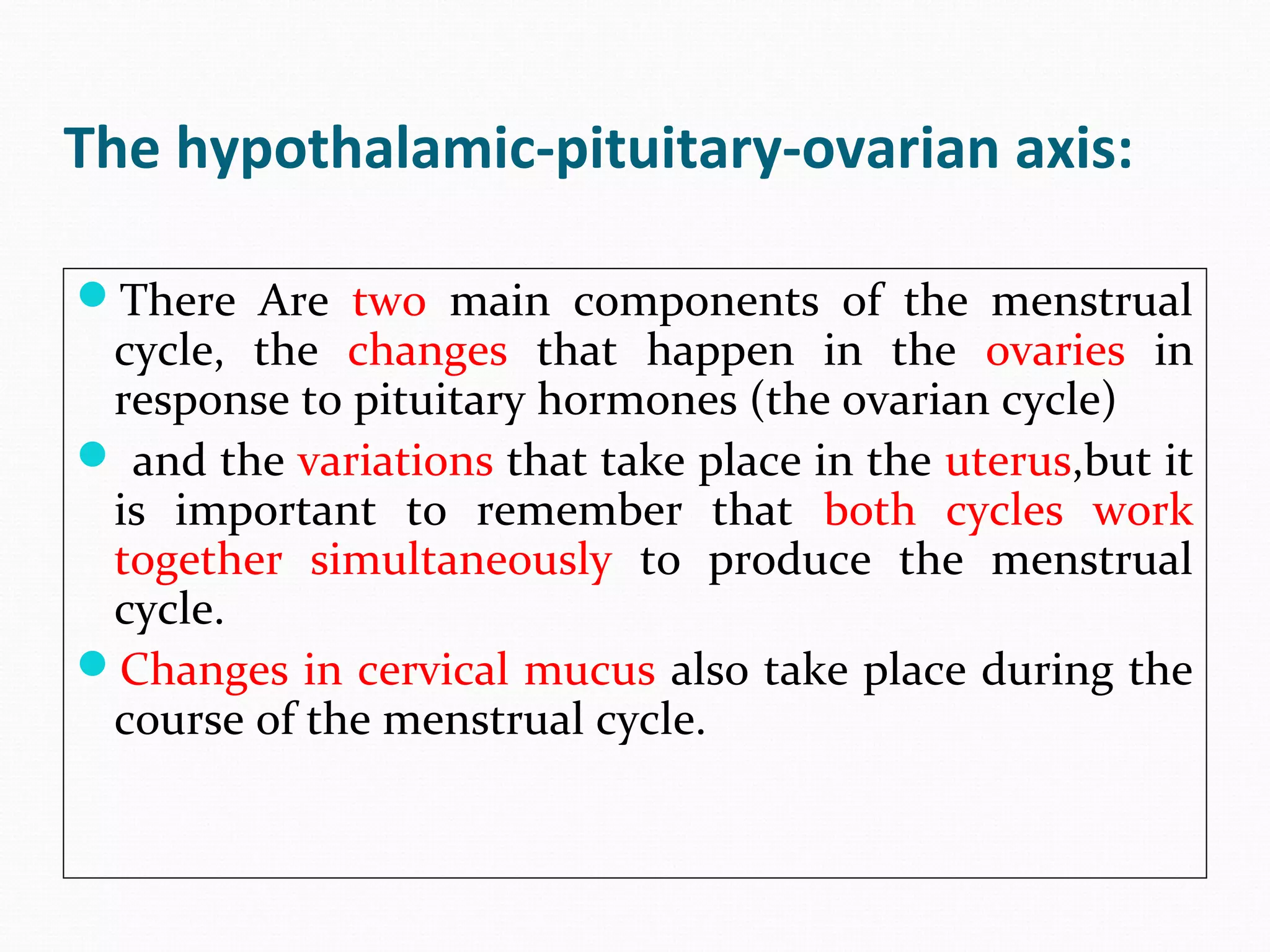 PHYSIOLOGY OF MENSTRUATION 2015 | PPT