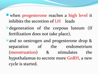 PHYSIOLOGY OF MENSTRUATION 2015 | PPT